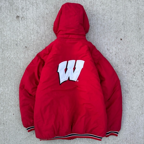 Jackets & Coats | Vintage University Of Wisconsin Puffer Jacket | Poshmark